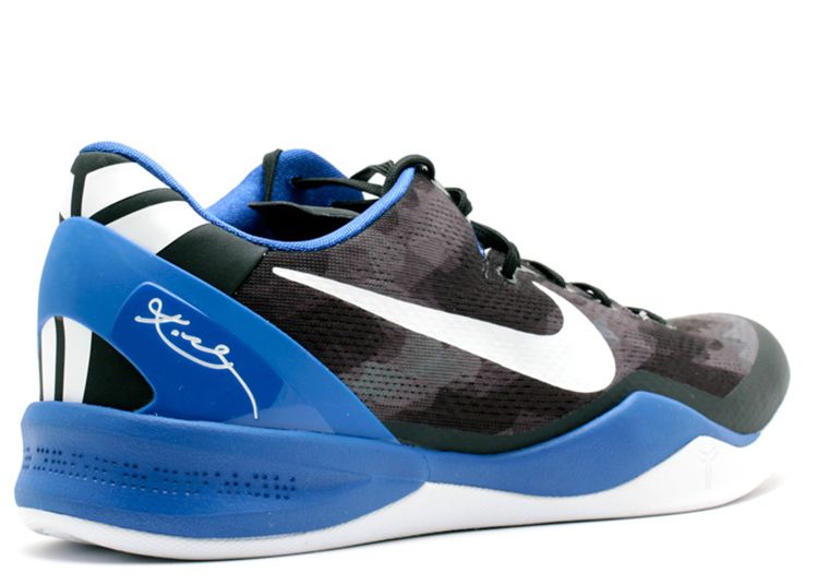 Kobe 8 'Duke Away' PE - Nike - SP13MNBSKT 784 - black/grey-royal-white ...
