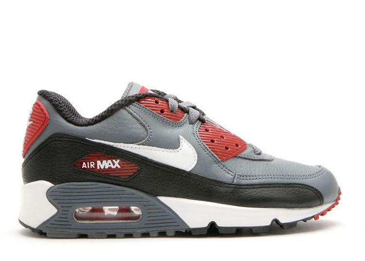 Air Max 90 Gs - Nike - 307793 014 - flint grey/white-paprika-black ...