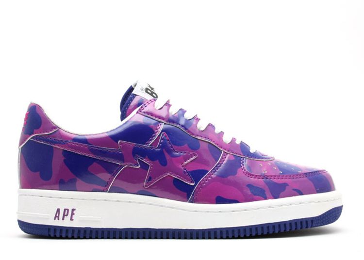 Bapesta FS 001 Low 'Purple Camo' - BAPE - 831 - purple | Flight Club