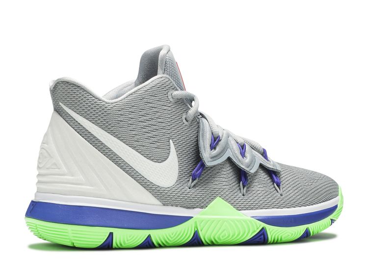 Kyrie 5 GS 'Wolf Grey Lime' - Nike - AQ2456 099 - wolf grey/white-lime ...