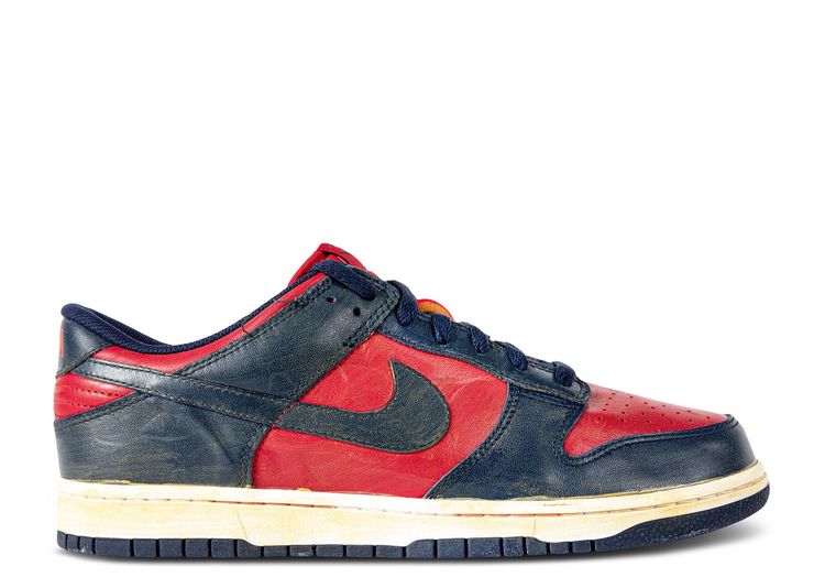 Dunk Low Vintage 'Varsity Red Blue' - Nike - 446242 601 - varsity red ...