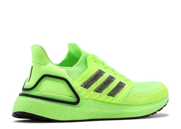 UltraBoost 20 'Volt' - Adidas - EG0710 - signal green/core black/signal ...