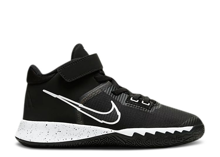 Kyrie Flytrap 4 PS 'Black White' - Nike - CT5536 001 - black/metallic silver/white | Flight Club