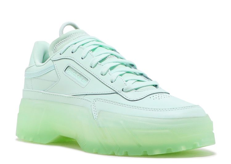 Cardi B X Wmns Club C 'Aqua Dust' - Reebok - GX2906 - aqua dust/aqua ...