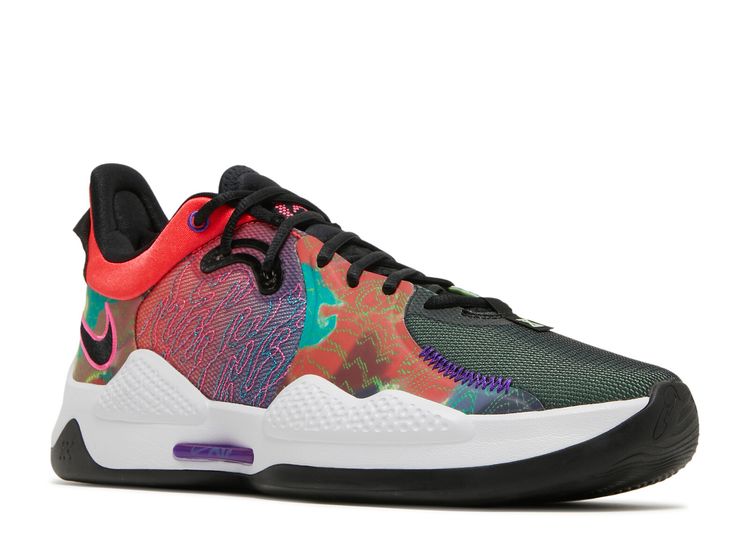 PG 5 EP 'Multi Color' - Nike - CW3146 600 - bright crimson/fierce ...