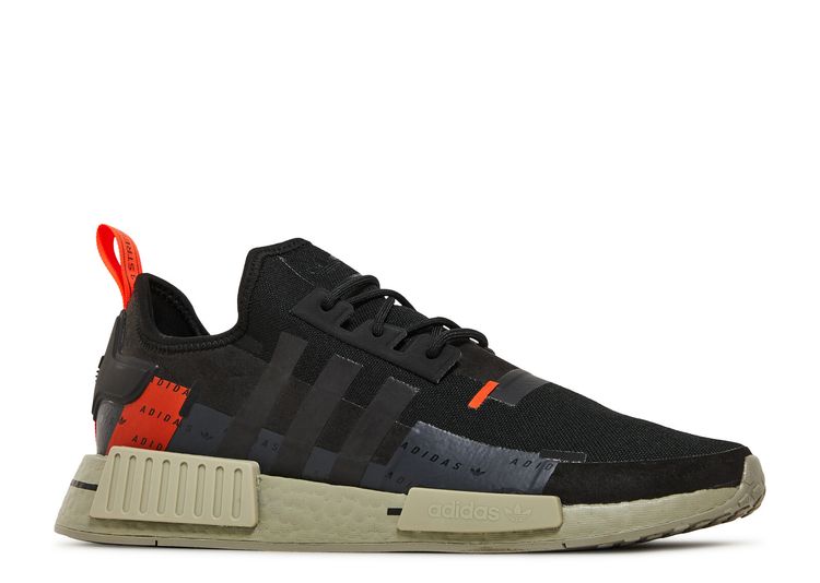 NMD_R1 'Black Solar Red' - Adidas - GZ7943 - core black/core black ...
