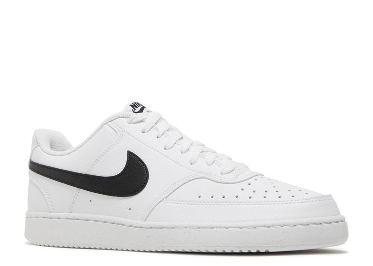 Court Vision Low Next Nature 'White Black' - Nike - DH2987 101 - white ...