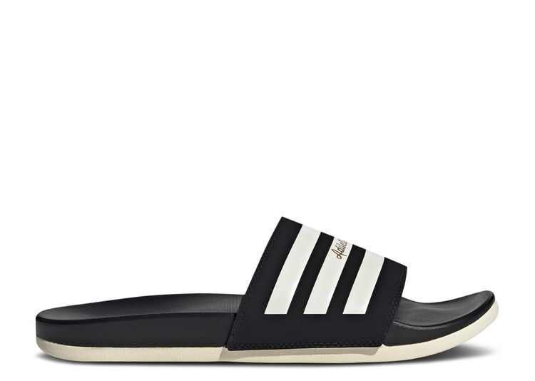 Adilette Comfort Slide 'Black White' - Adidas - GW5966 - core black ...