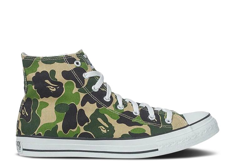Bapesta High 'ABC Camo Green' - BAPE - 1H30191009 GRN | Flight Club