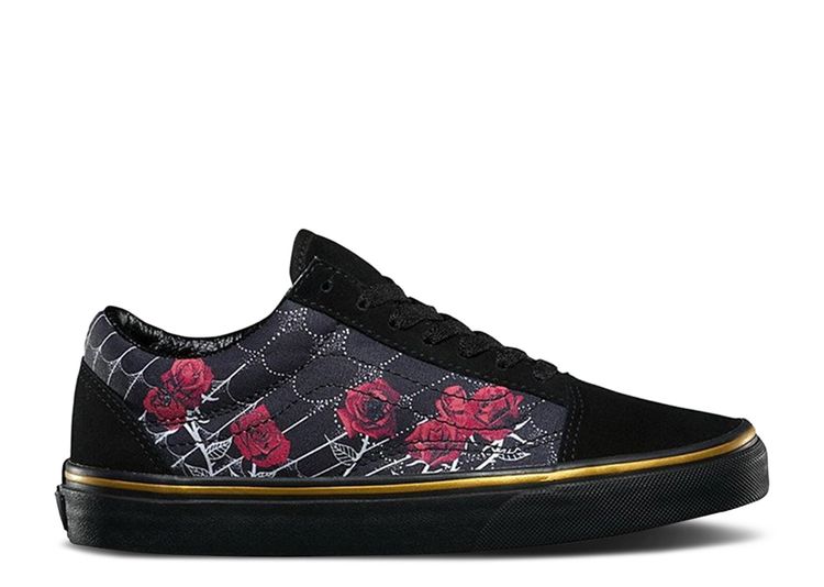 Old Skool 'Spider Roses' - Vans - VN0A38G1MUU - multi-color/metallic ...