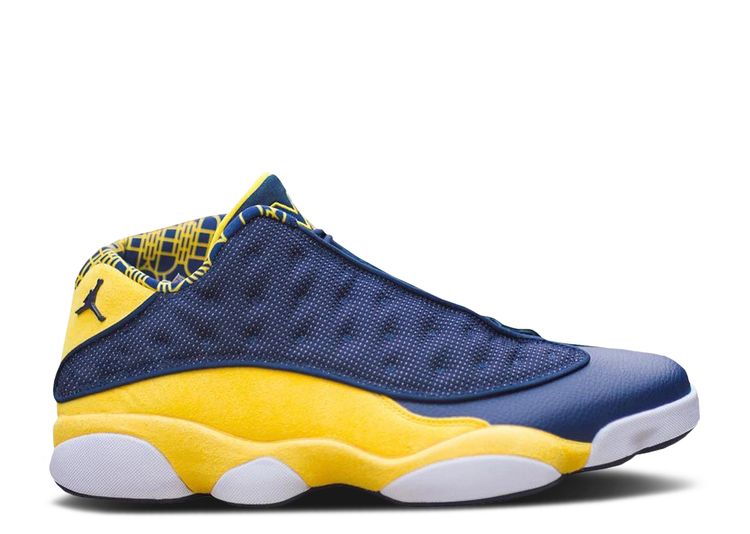 Air Jordan 13 Retro Low 'Michigan Wolverines' PE - Air Jordan - 3100810 ...
