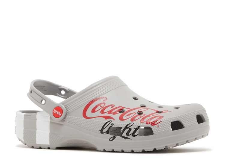 Coca Cola Light X Classic Clog - Crocs - 207220 030 - grey/red/white ...