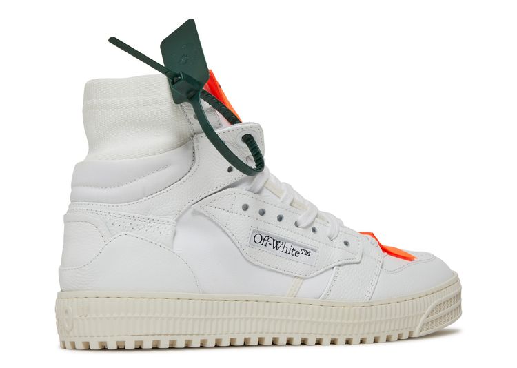 Off White 3.0 Off Court High 'White Orange' - Off White ...