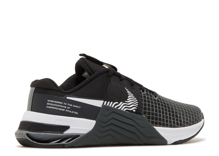 Wmns Metcon 8 'Black Dark Smoke Grey' - Nike - DO9327 001 - black/dark ...
