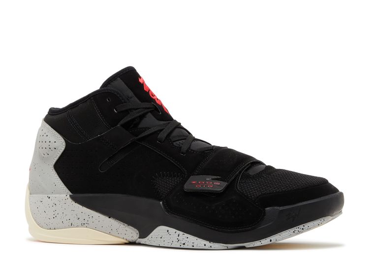 Jordan Zion 2 'Black Cement' - Air Jordan - DO9161 060 - black/siren ...
