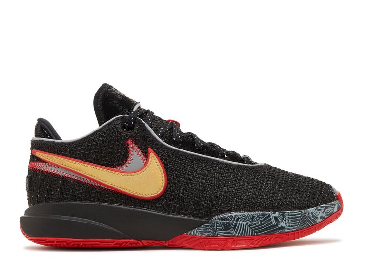 LeBron 20 GS 'Trinity' - Nike - DQ8651 001 - black/black/university red ...