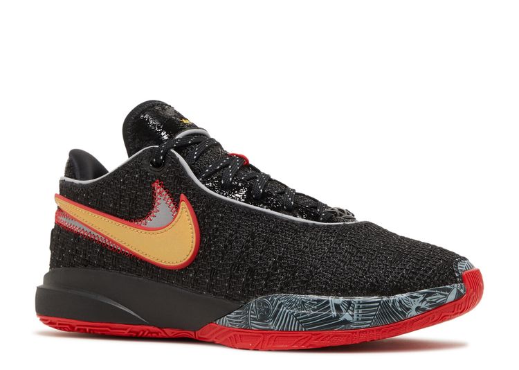 LeBron 20 GS 'Trinity' - Nike - DQ8651 001 - black/black/university red ...