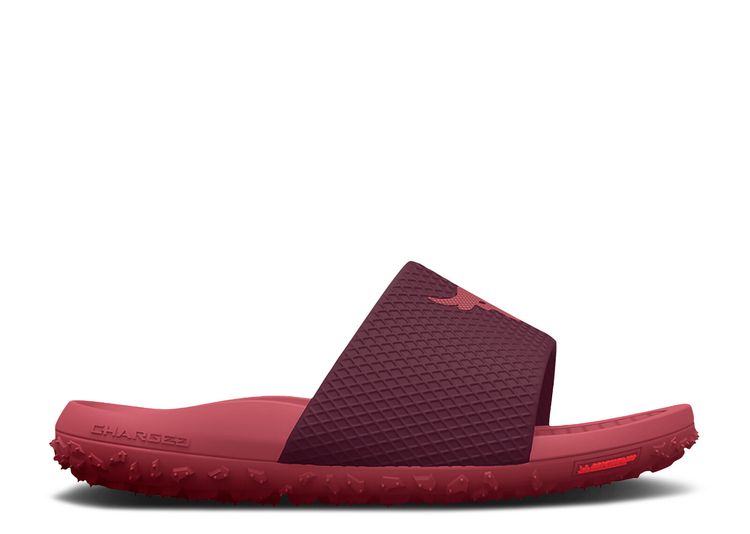 Project Rock Slide 'Dark Maroon' - Under Armour - 3025237 500 - dark ...