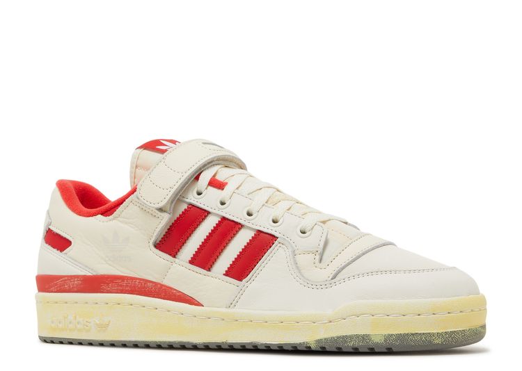 Forum 84 Low AEC 'Vintage Pack Red' - Adidas - HR0557 - cloud white/red ...