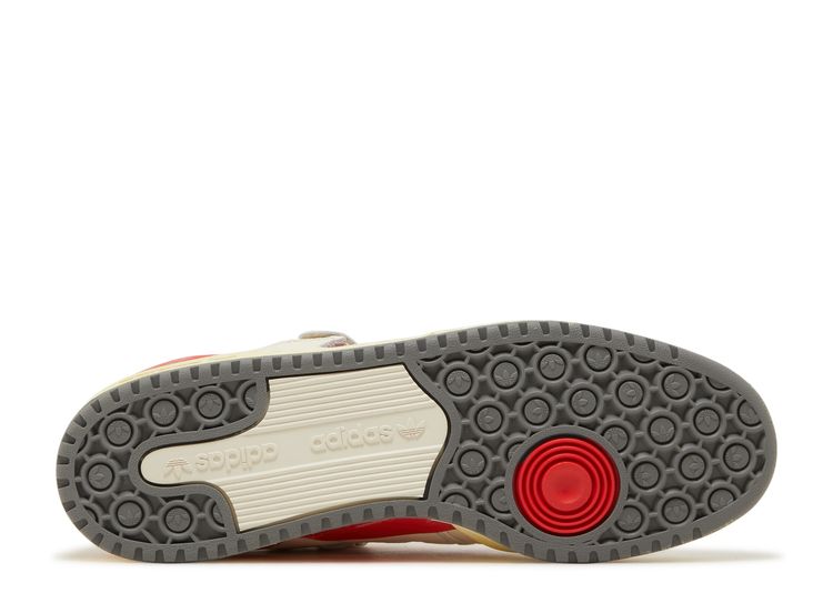 Forum 84 Low AEC 'Vintage Pack Red' - Adidas - HR0557 - cloud white/red ...
