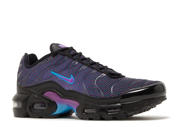 Air Max Plus GS 'Spirograph' - Nike - FB8027 001 - black/baltic blue ...