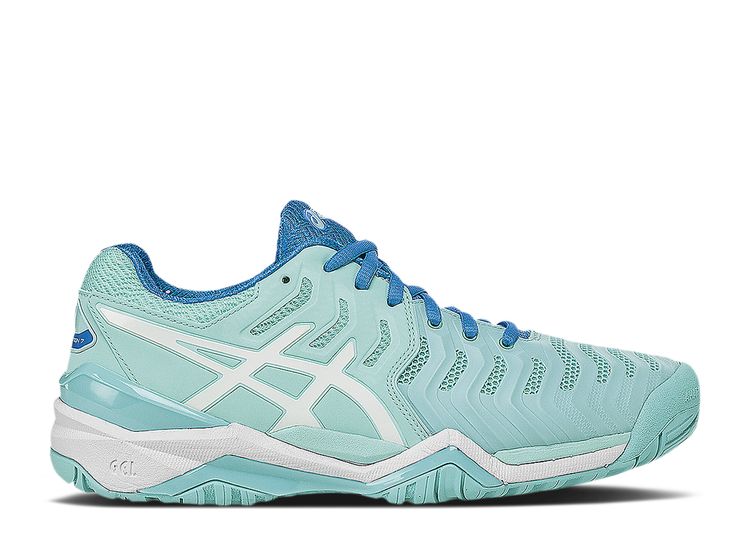 Wmns Gel Resolution 7 'Aqua Splash' - ASICS - E751Y 6701 - aqua splash ...