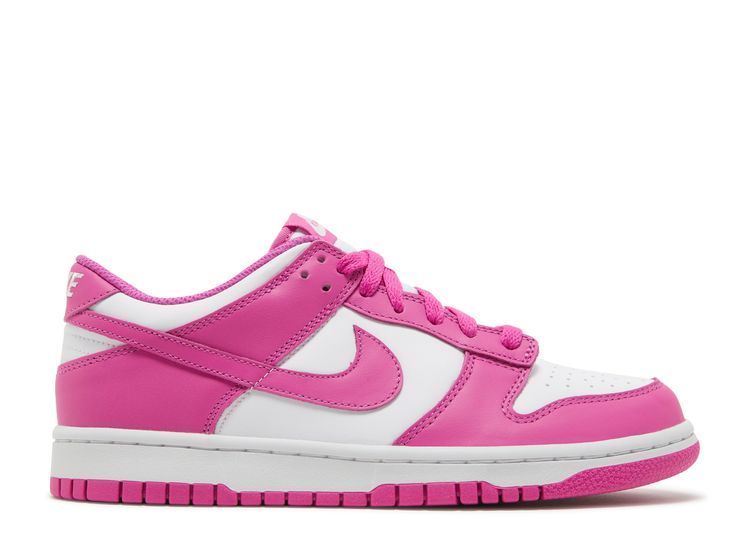 Dunk Low PS 'Active Fuchsia' - Nike - FJ0705 100 - white/active fuchsia ...