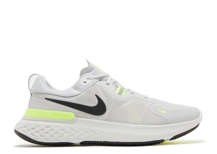 React Miler 'Grey Fog Volt' - Nike - CW1777 005 - grey fog/black ...