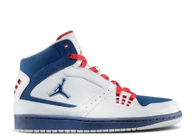 Jordan 1 Flight 'White French Blue' - Air Jordan - 372704 142 - white ...