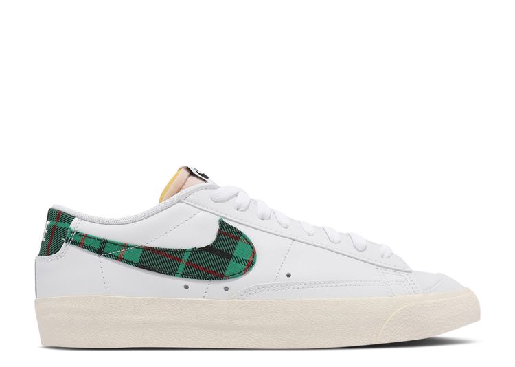 Blazer Low '77 Premium 'Tartan Plaid' - Nike - DV0801 100 - white/white ...