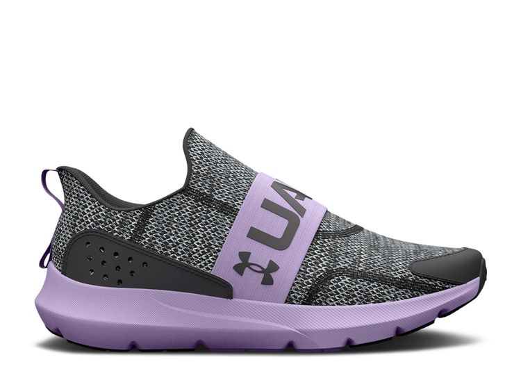 Surge 3 Slip GS 'Jet Grey Nebula Purple' - Under Armour - 3026531 102 ...