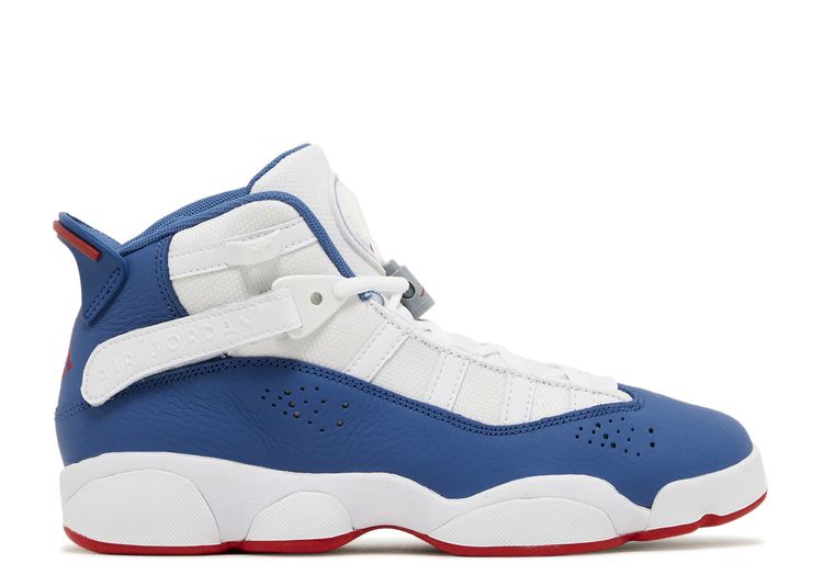 Jordan 6 Rings GS 'White True Blue' - Air Jordan - 323419 140 - white ...