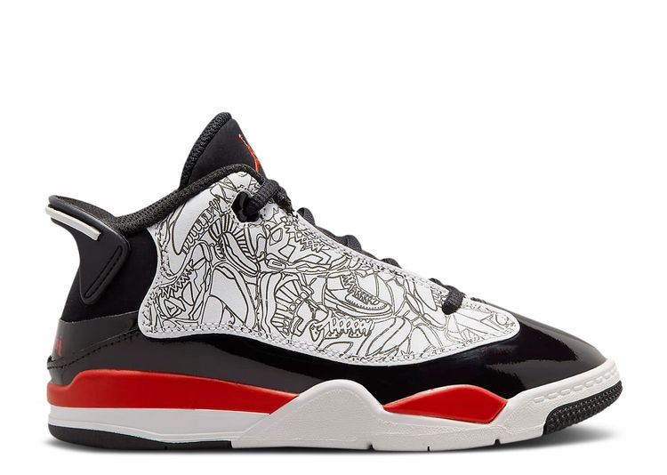 Jordan Dub Zero PS 'Fire Red' - Air Jordan - DV1359 162 - white/black ...