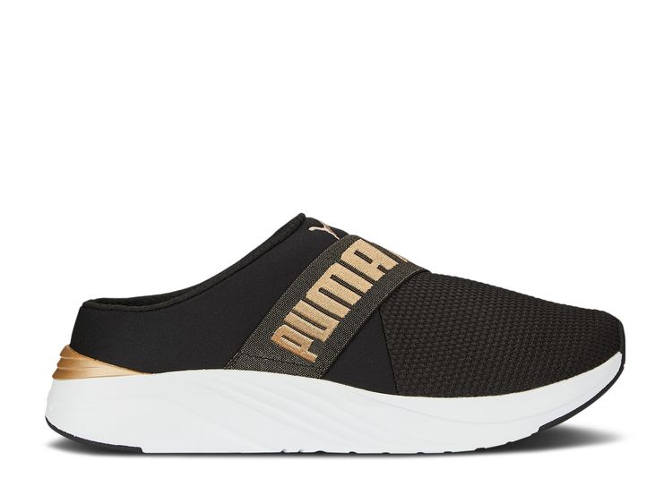 Wmns Softride Ruby Mule 'Black Gold' - Puma - 377064 06 - black/gold ...
