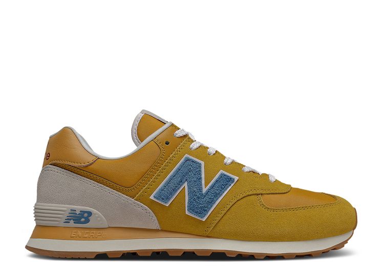 574 'Mustard Blue' - New Balance - ML574SCB - mustard yellow/blue ...