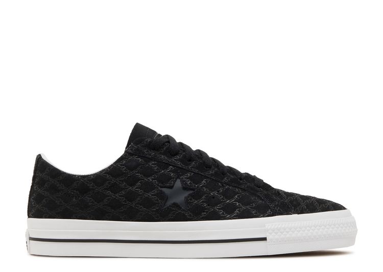 One Star Pro Low 'Bones' - Converse - A04143C - black/black/white ...