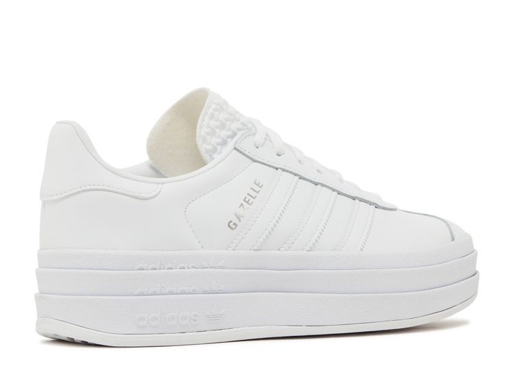 Wmns Gazelle Bold 'Triple White' - Adidas - IE5130 - cloud white/cloud ...