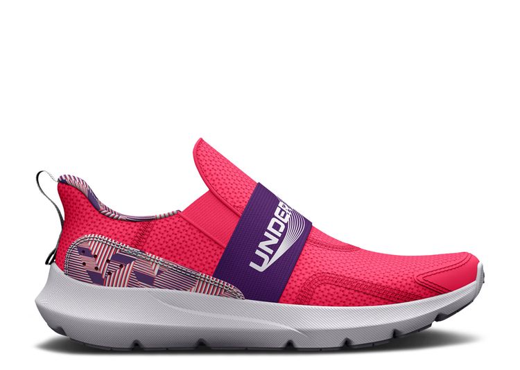 Surge 3 Slip PS 'Pink Shock' - Under Armour - 3026913 600 - pink shock ...