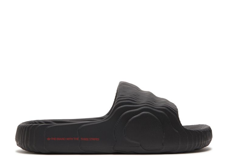 Adilette 22 Slides 'Black Scarlet' - Adidas - ID4925 - core black/core ...