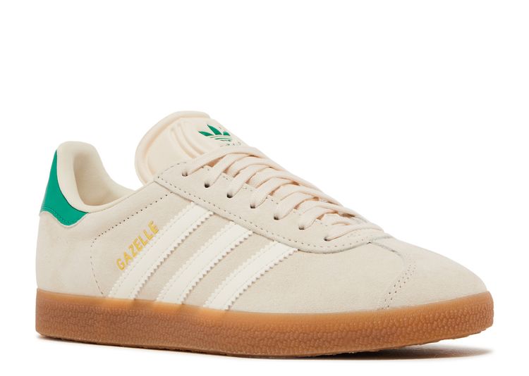 Wmns Gazelle 'Wonder White Green' - Adidas - IF3235 - wonder white ...