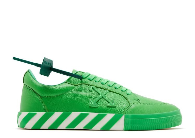 Off White Vulc Sneaker 'Lime Green' - Off White - OMIA085S22LEA002 5555 ...