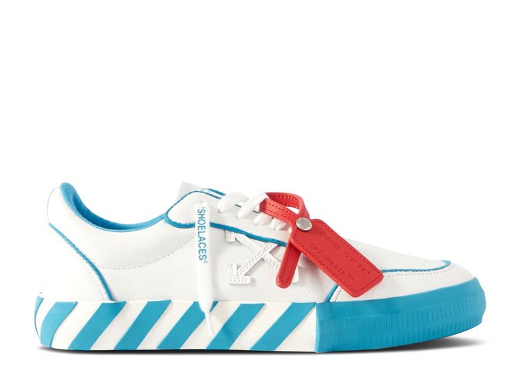 Off White Vulc Sneaker 'Outlined White Blue' - Off White ...