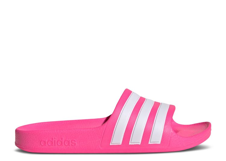 Adilette Aqua Slide J 'Lucid Pink' - Adidas - IG4860 - lucid pink/cloud ...