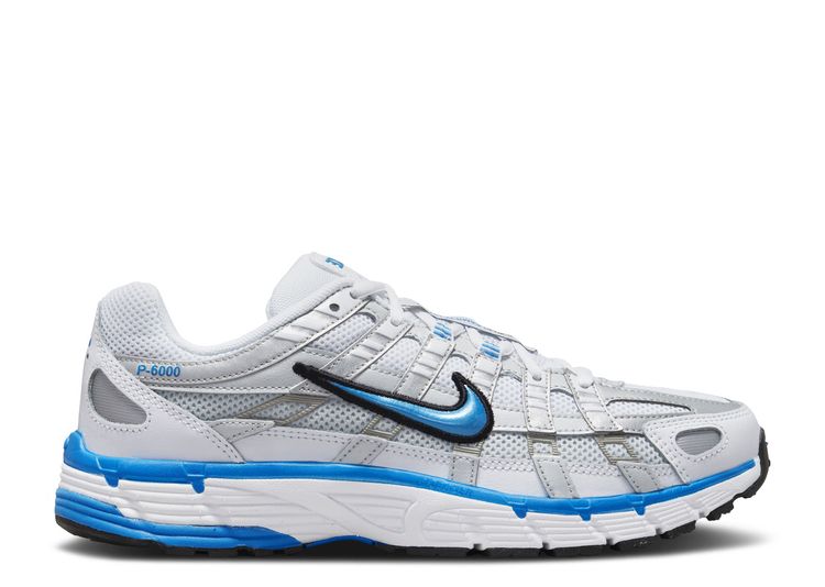Wmns P 6000 'White Photo Blue' - Nike - FD9876 100 - white/metallic ...