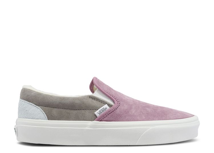 Classic Slip On 'Pig Suede Sherpa' - Vans - VN0A7Q5DBMG - multi-color ...