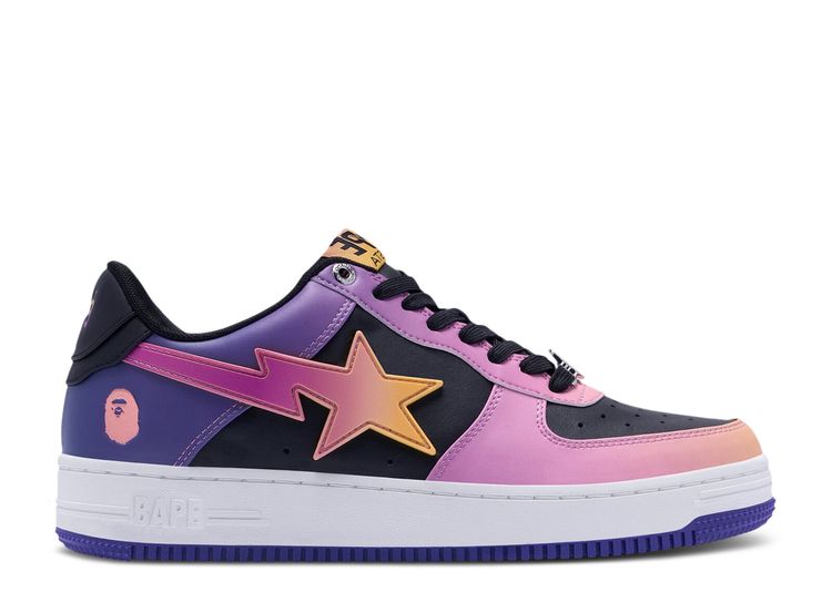 Wmns Bapesta #7 'Purple Gradient' - BAPE - 1J30291016 PUR - purple ...