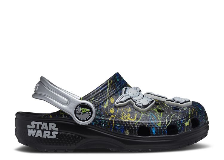 Star Wars X Classic Clog Toddler 'Grogu' - Crocs - 207894 001 - black ...