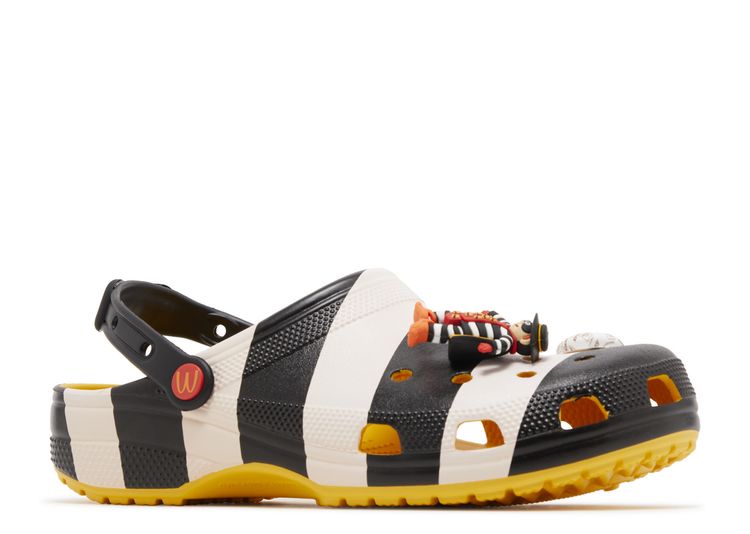 McDonald's X Classic Clog 'Hamburglar' - Crocs - 209393 066 - black/white/yellow | Flight Club