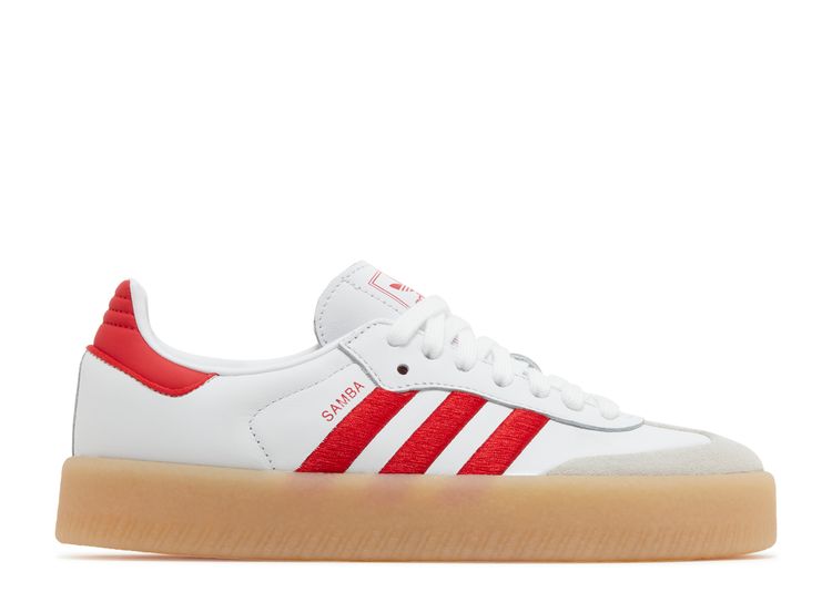 Sambae 'White Scarlet Gum' - Adidas - ID0438 - cloud white/better ...