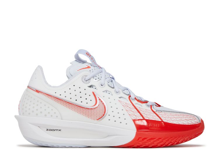 Air Zoom GT Cut 3 'White Picante Red' - Nike - DV2913 101 - summit white/black/football grey ...